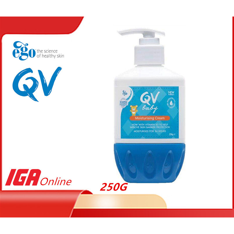 [EXP 07/2029] Ego QV Baby Moisturizing Cream ( 250g Exclusive Pump ) ( Made in Australia ...