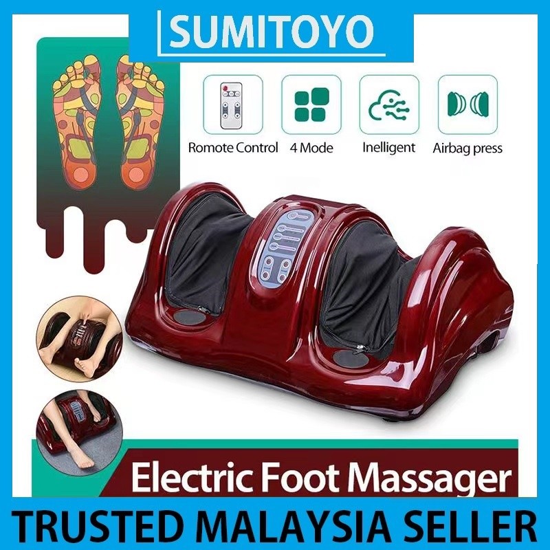 Foot Massager Mesin Urut Kaki Electric Reflexology Leg Home Massage ...
