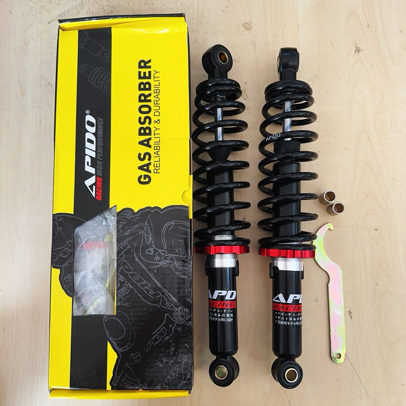 APIDO RACING ADJUSTABLE GAS ABSORBER 330MM EX5 DREAM CLASS RXZ WAVE ...
