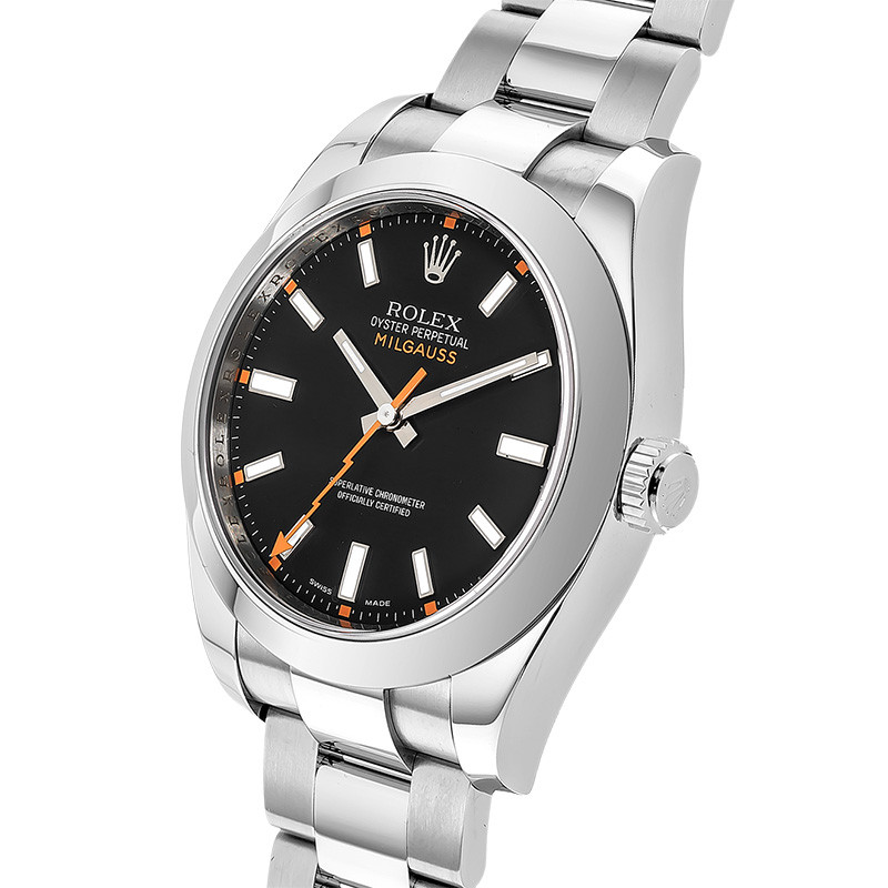 Rolex Magnetic 40mm Black Disk Lightning Needle Automatic Mechanical ...