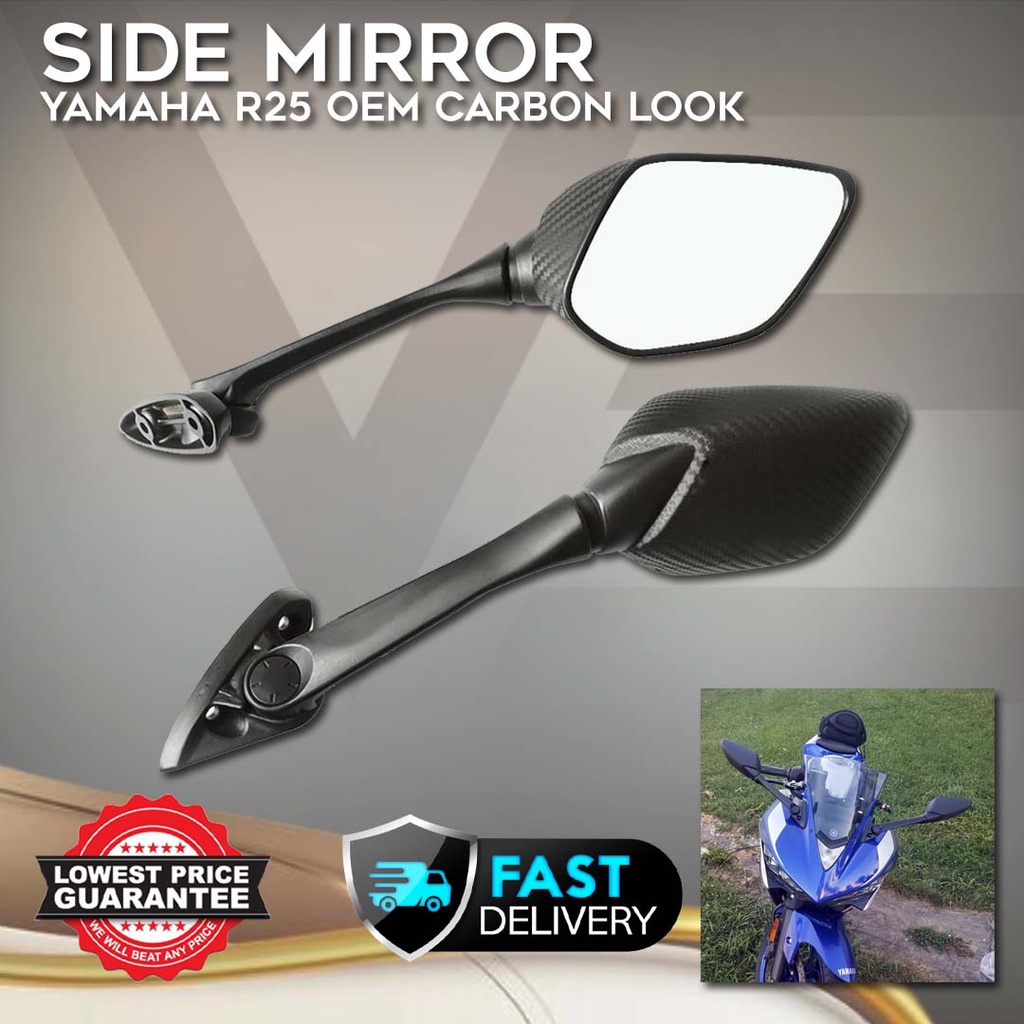 NEMO Rearview Mirror For Yamaha R15 V3/R25/R3/Nmax/Xmax/ADV160/Husky150 ...