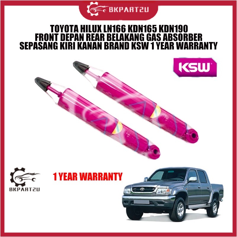 TOYOTA HILUX LN166 KDN165 KDN190 [YEAR 2015] FRONT REAR GAS ABSORBER ...