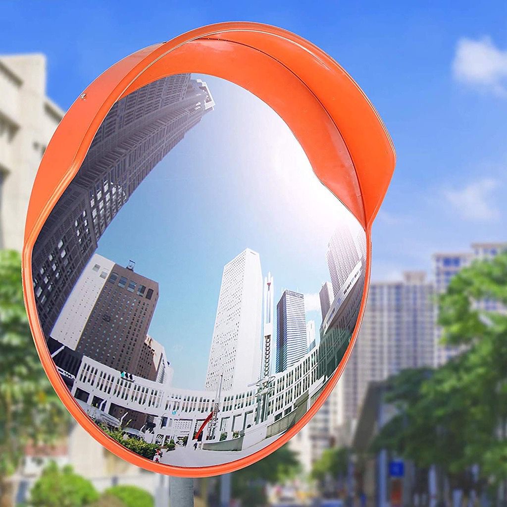 BuyerPick 45cm - 100cm Convex Mirror Outdoor Polycarbonate Traffic ...