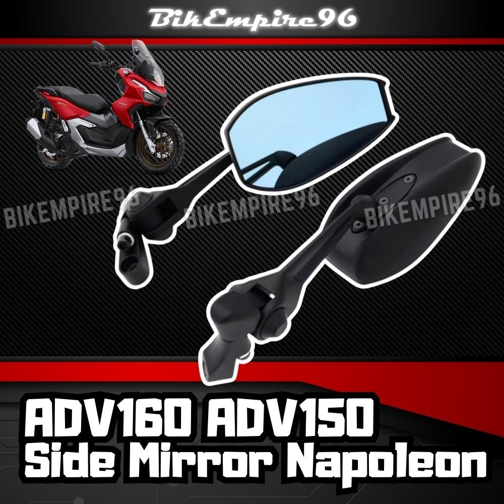 Honda ADV160 Side Mirror Napoleon Design CNC Aluminum Anti Glare ...