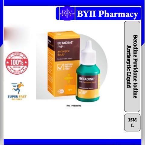 Betadine Povidone Iodine Antiseptic Liquid 15ML/30ML (Povidone-iodine ...