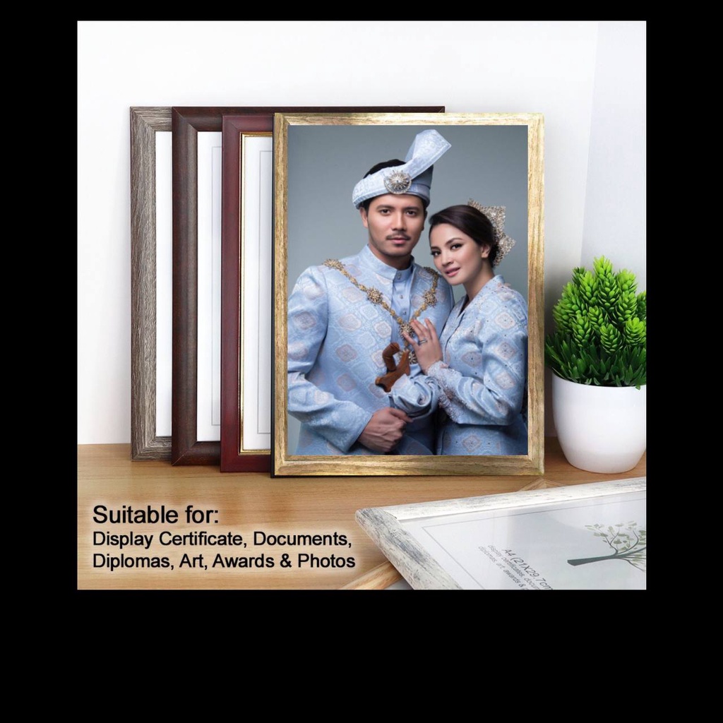 A4 Frame Certificate / Document sijil /Graduation / Graduasi Photo ...