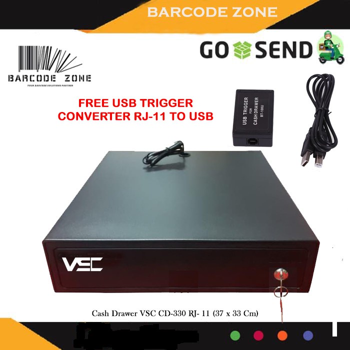 Mini CASH DRAWER/Cashier DRAWER/Money DRAWER VSC CD-330 USB (37 x 33cm ...