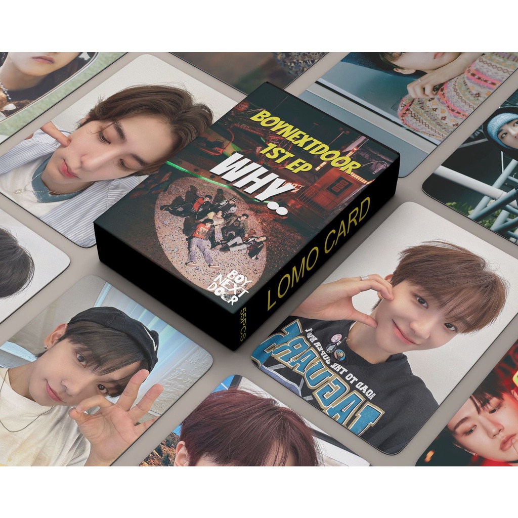 KPOP 55pcs/box BOYNEXTDOOR Photocards 7th Anniversary Album KPOP LOMO ...
