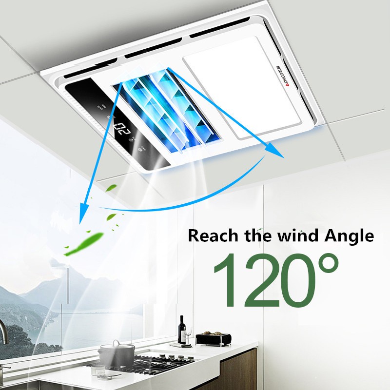 2 in 1 Integrated Ceiling Kitchen With Cool Bar Lighting Blow Fan ...