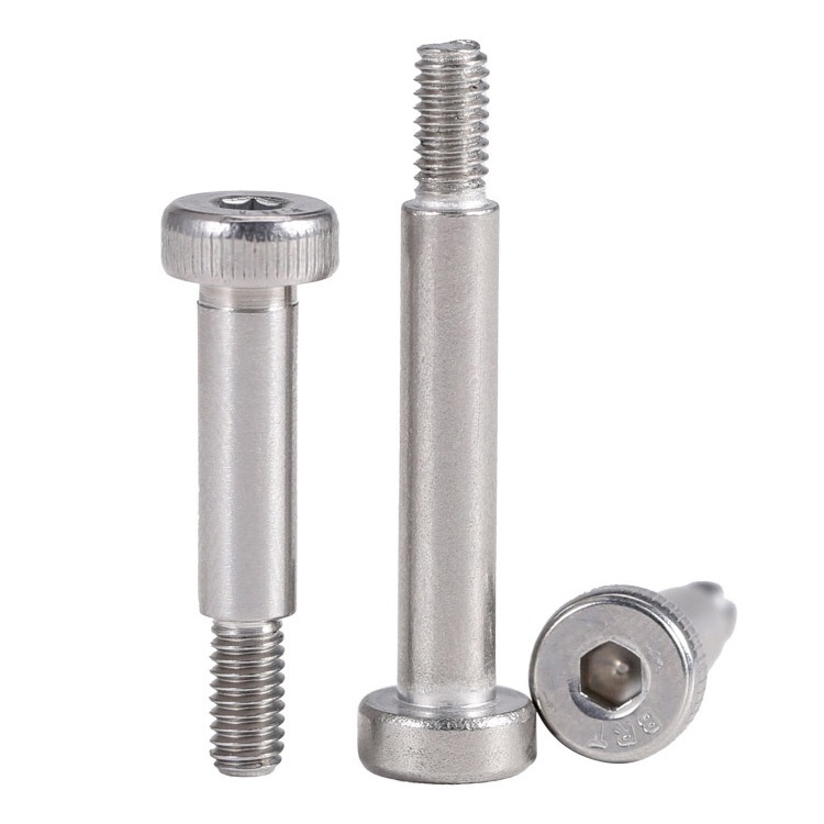 M4-M8 Shoulder Screws Knurled 304 Stainless Steel Plug Bolt Hexagon ...