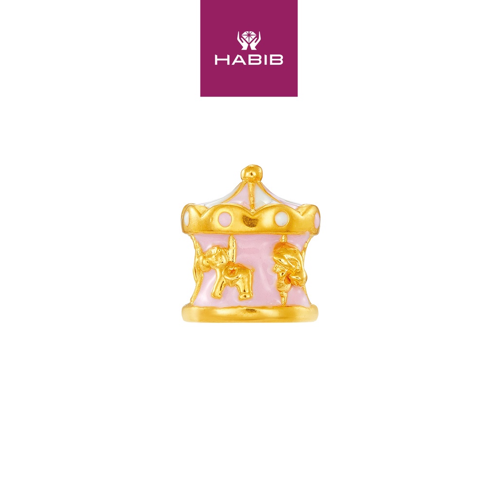 HABIB 916/22K Yellow Gold Charm (Carousel) ABIT1300923(E) | Shopee Malaysia