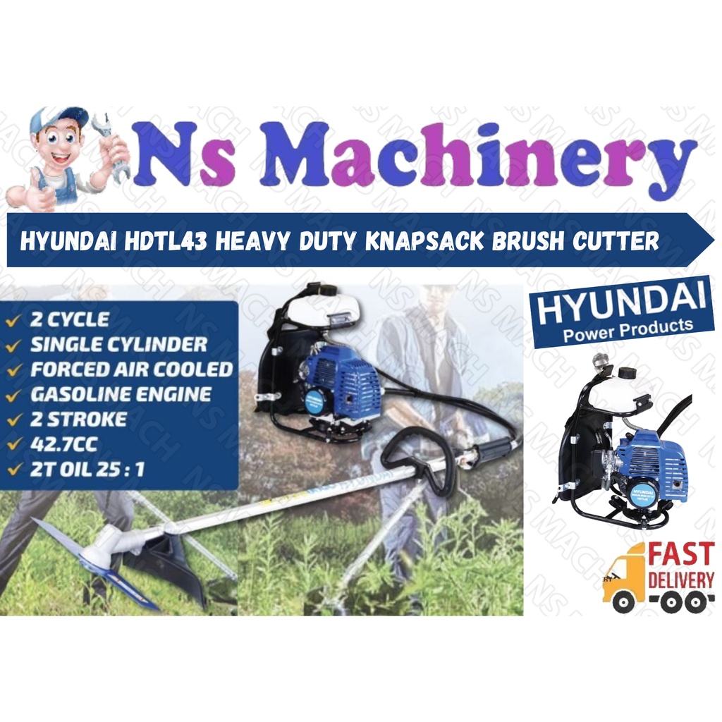 HYUNDAI KNAPSACK BRUSH CUTTER HDTL43 - HEAVY DUTY | Shopee Malaysia