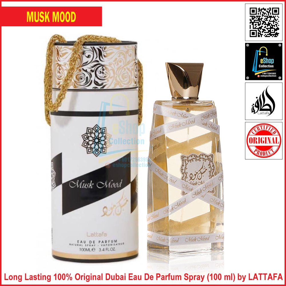 Musk Mood Lattafa Perfumes Eau de Parfum 100ml by Lattafa Perfume Spray ...