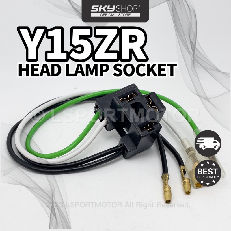 YAMAHA Y15ZR HEAD LAMP SOCKET FRONT DEPAN LAMPU KEPALA SOCKET WIRE ...