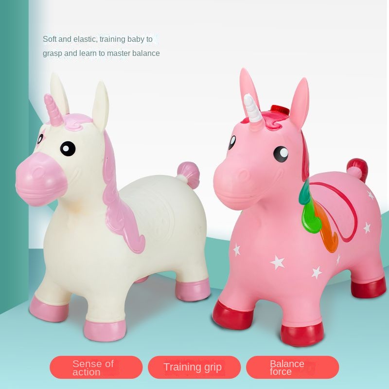 Children's Toys Jumping Horse Thickened Extra Large Inflatable Toys ...