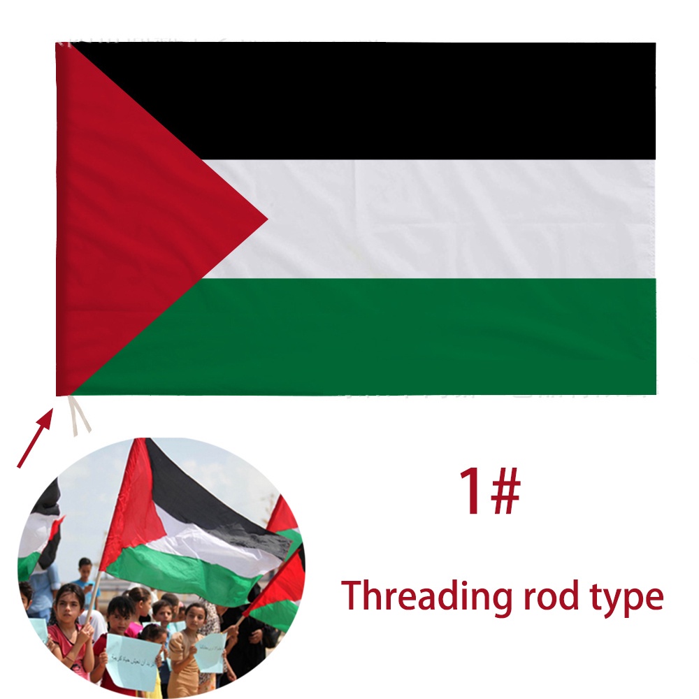 90*150cm Bendera Palestin Flag National Flag Country Flag 5ft X 3ft ...