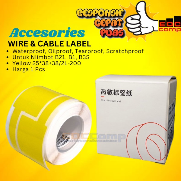 Niimbot B1 B21 B3S | Fo Sticker Maker LAN Cable Sticker Label | Shopee ...
