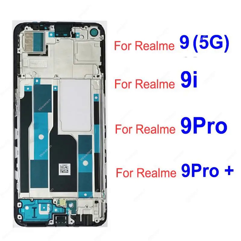 LCD Front Frame Housing For Realme 9i 9 Pro 9Pro Plus 4G 5G Front Lcd ...