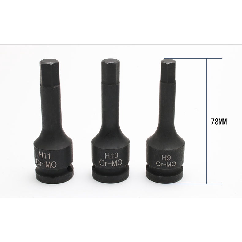 Hexagonal Socket 1/2 Electric Pneumatic Hexagonal Screwdriver Sleeve ...