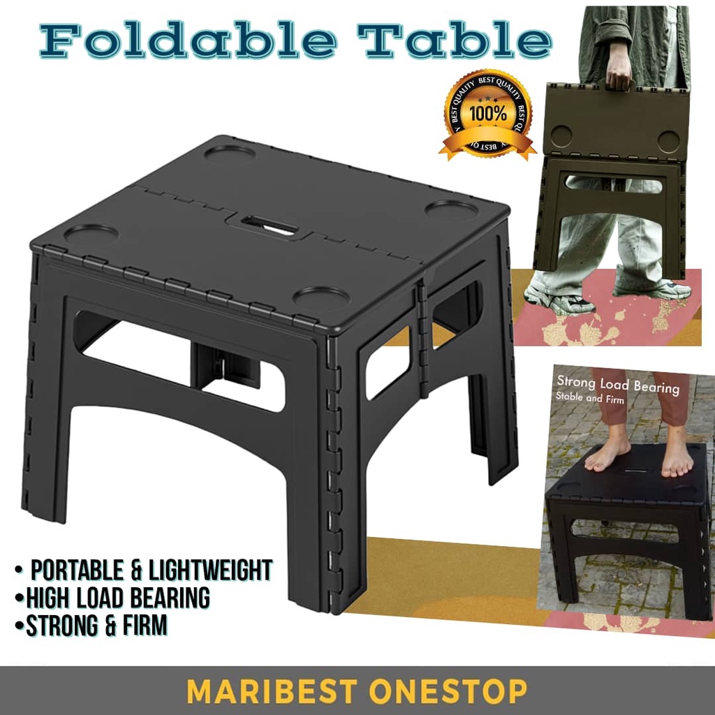 Portable Foldable Table Strong Load Bearing Dining Table Study Desk ...