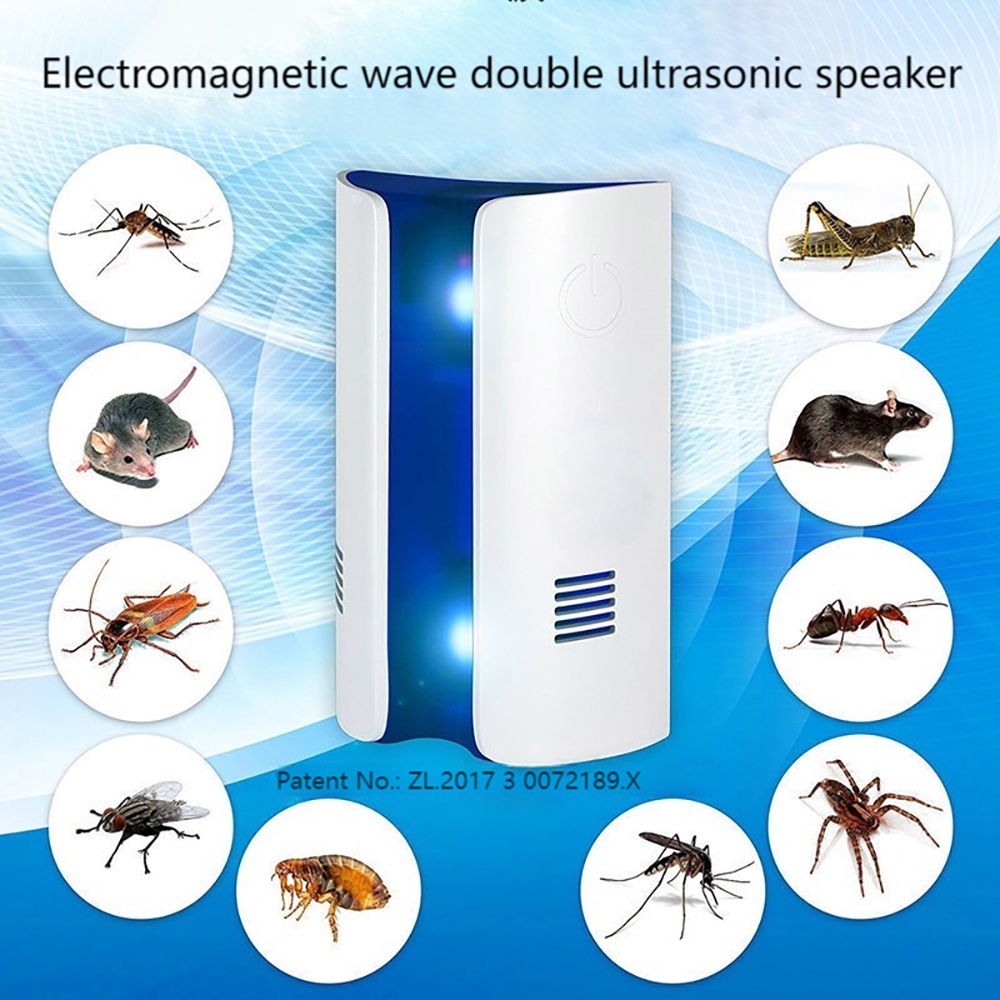 Ultrasonic Pest Repeller Electronic Mosquito Killer Plug-in Mosquito ...