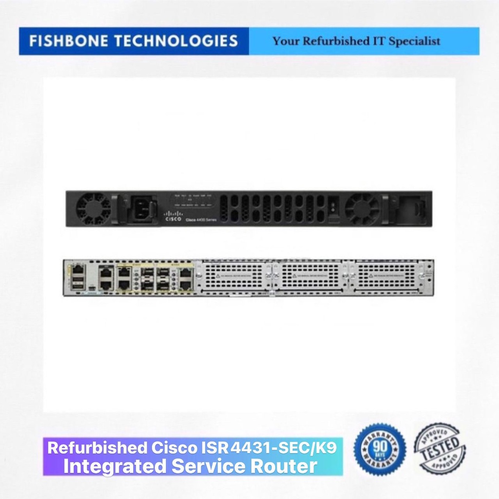 Refurbished Cisco ISR 4431-SEC/K9 Integrated Service Router | Shopee Malaysia