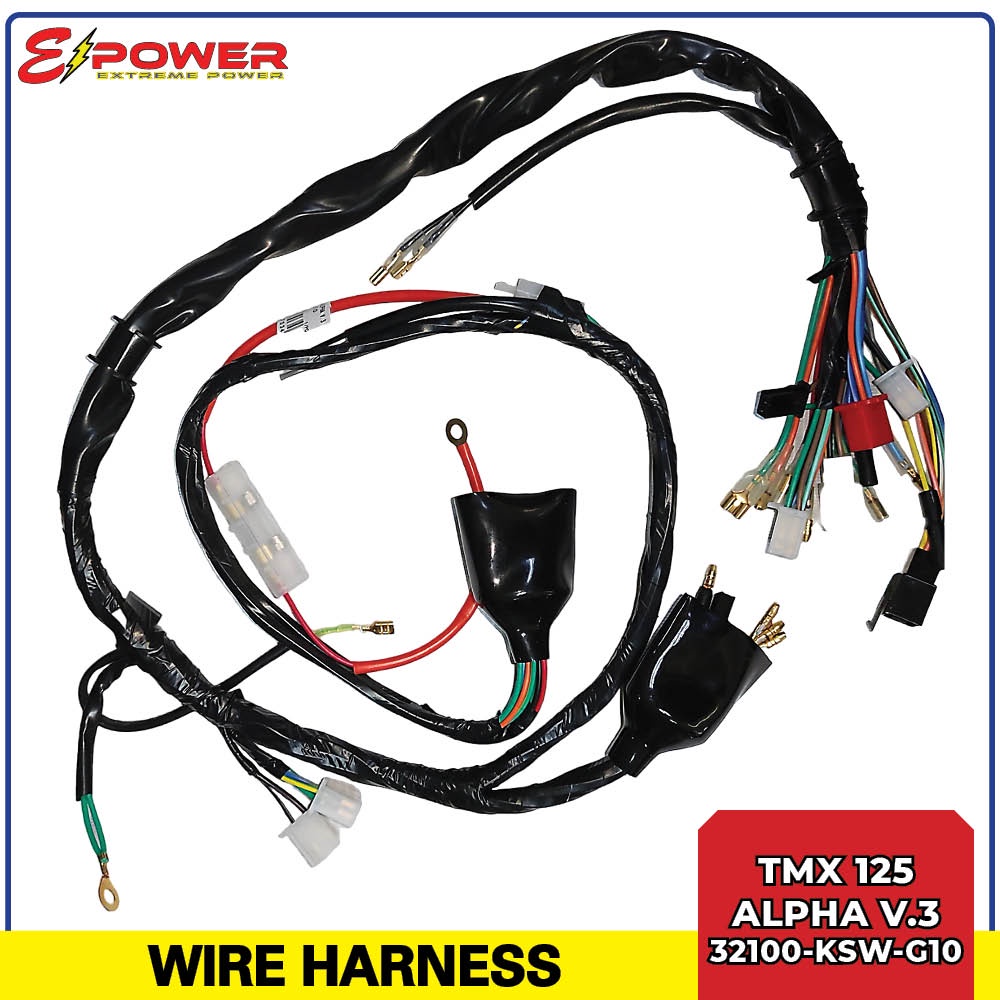 E-POWER TMX 125 ALPHA Version 3 32100-KSW-G10 Wire Harness Assembly ...