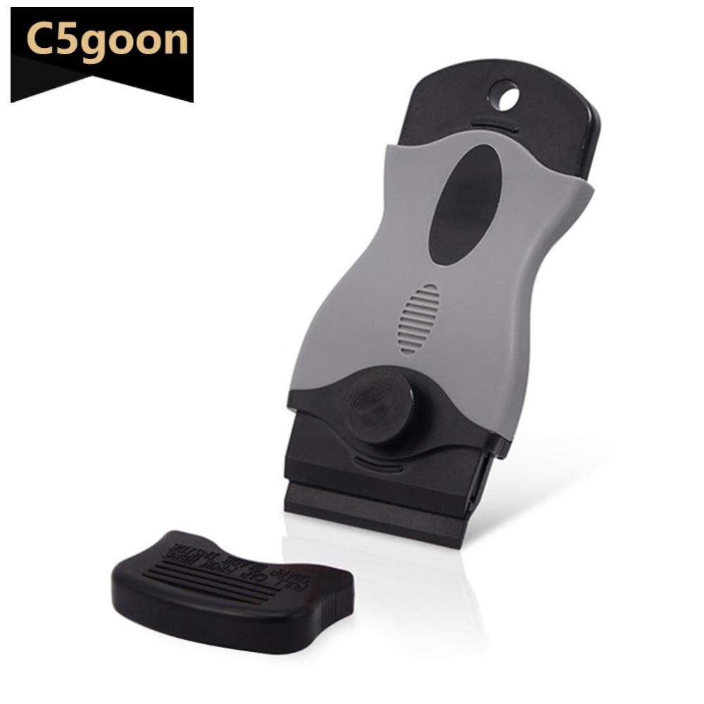 C5GOON 10Pcs Car Wash Sticker Cleaning Razor Scraper with Plastic Blade ...
