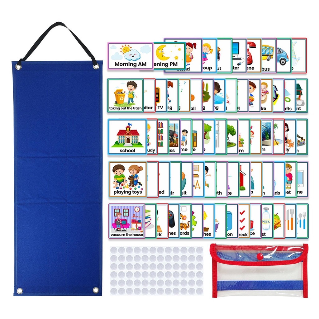 Kids Visual Plan Calendar Foldable Kids Behavior Visual Materials ...