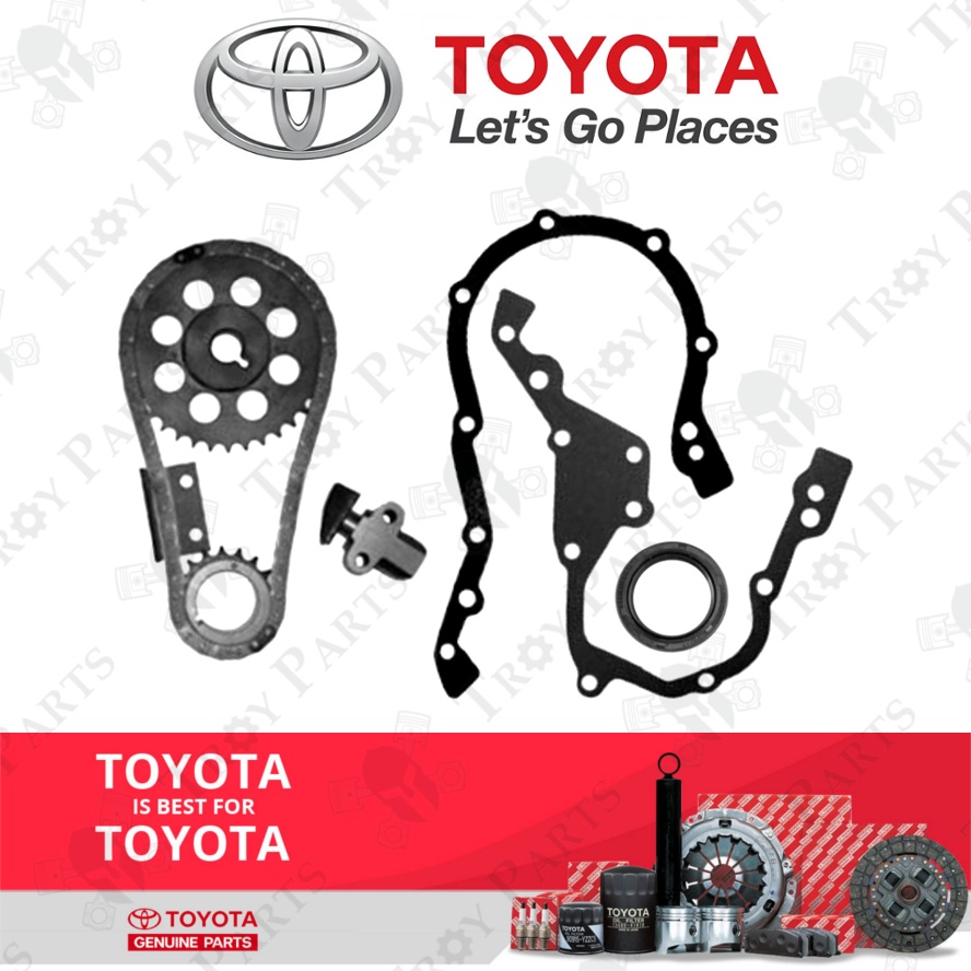 (8pc) Original Toyota Timing Chain Kit Set 13506-13020 for Unser 1.8 ...