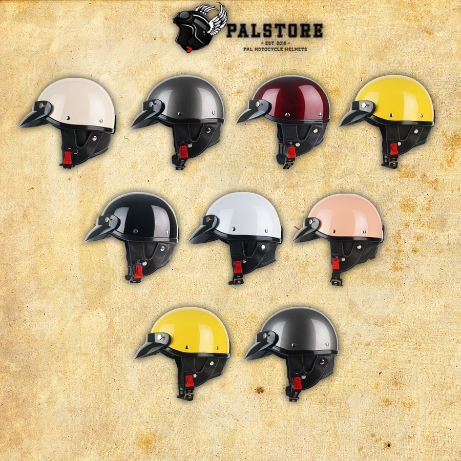 Napoli N179 Retro Japanese style helmet - | Shopee Malaysia