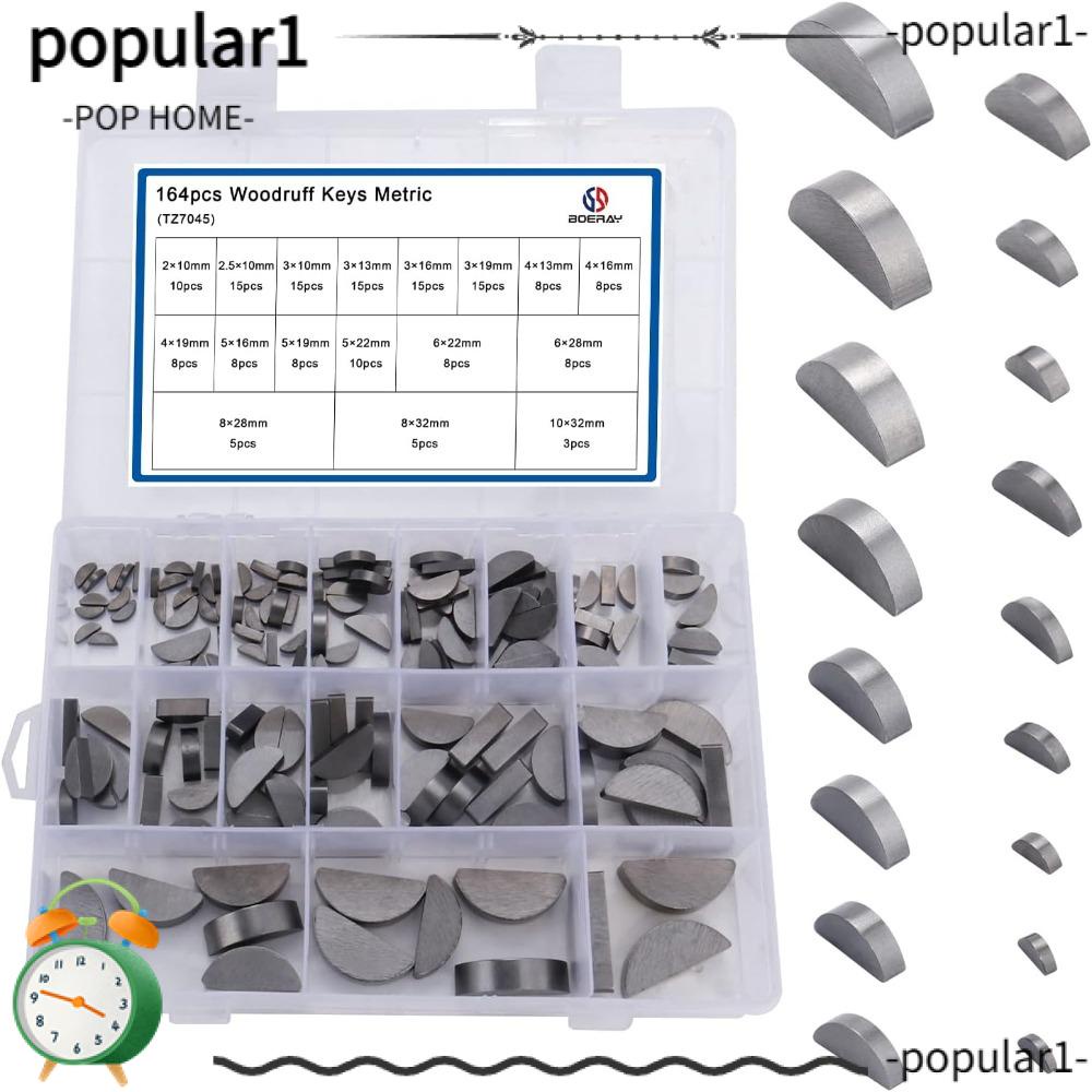POP 80Pcs Keyway Assortment, Semicircle Universal Freewheel, Woodruff ...