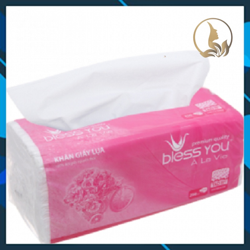 [Combo Of 10 packs] With QR Code - Bless You Alavie 2-Layer Retractable Silk Tissue Pack of 250 ...