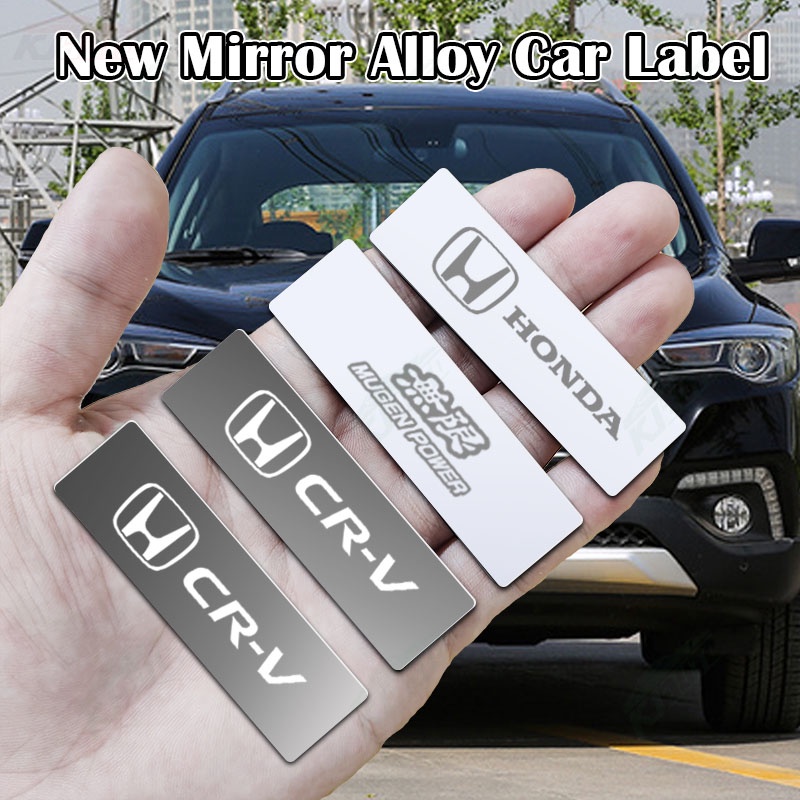 Honda CRV CR-V Mirror Metal Car Logo Stickers Label 3D Badge Decoration ...