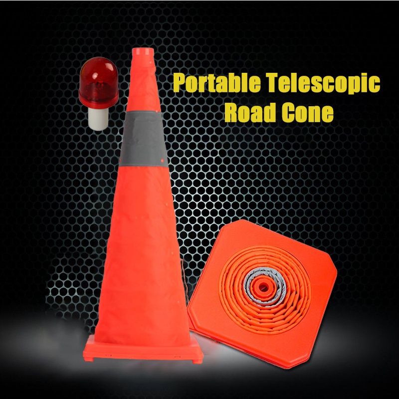 45CM/60CM Folding Road Safety Cone Portable Safety Cone Multi Purpose ...