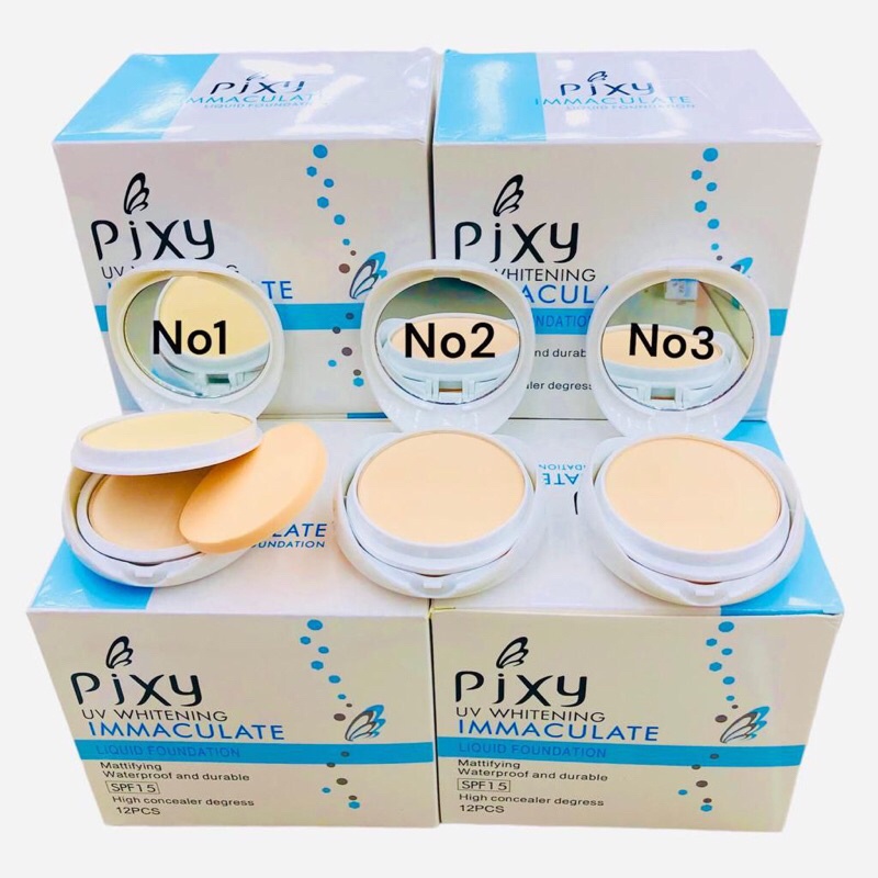 COMPACT POWDER PIXY 2 in 1 COMPACT POWDER [kod1/2/3]Japan Ori | Shopee ...