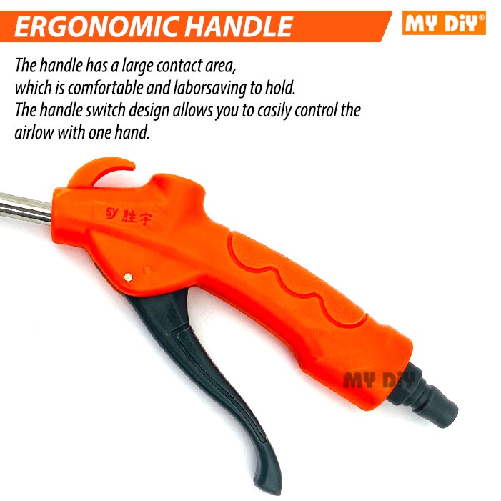 MYDIYHOMEDEPOT - Pneumatic 1/4 inch Air Blower Gun with Long Nozzle Air ...