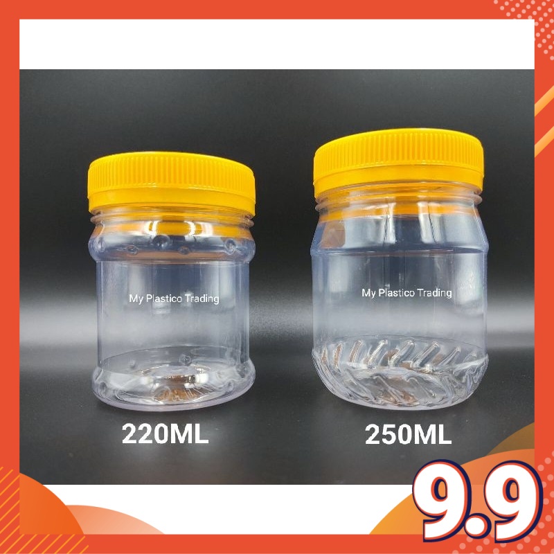 220ML / 250ML Balang Plastik / Balang Asan / Balang Gula / Balang Honey ...