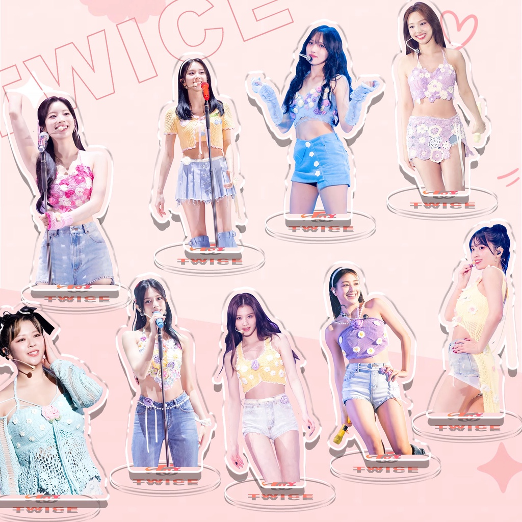 Twice Acrylic Standing Sign Tzuyu Lin Nayeon Yu Dingyan Sana Support ...