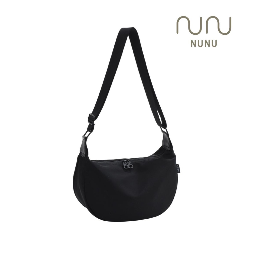 NUNU Cloth Gyoza Bag - Unisex Women Men Fashion Crossbody Half Moon ...