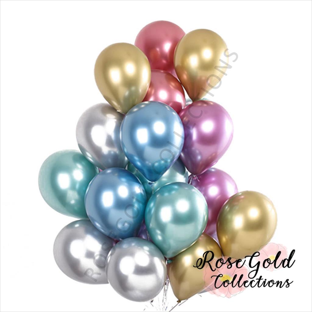 [1 Pack] Plain Chrome Latex Balloons 5 inch / 12 cm | Shopee Malaysia