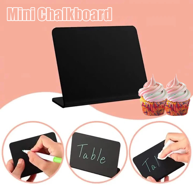 10PCS Mini Chalkboard Cards Name Tags Bakery Supermarket Restaurant ...