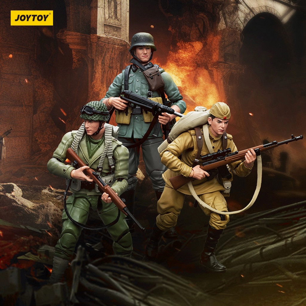 JOYTOY Dark Source 1/18 Military Series German American And Soviet ...