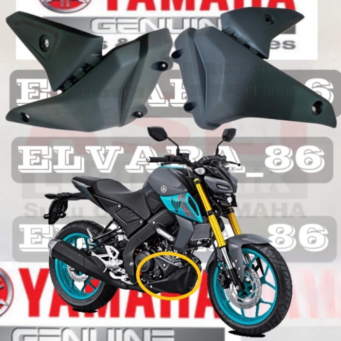 MESIN Original Yamaha MT15 lower right and left engine under cover ...