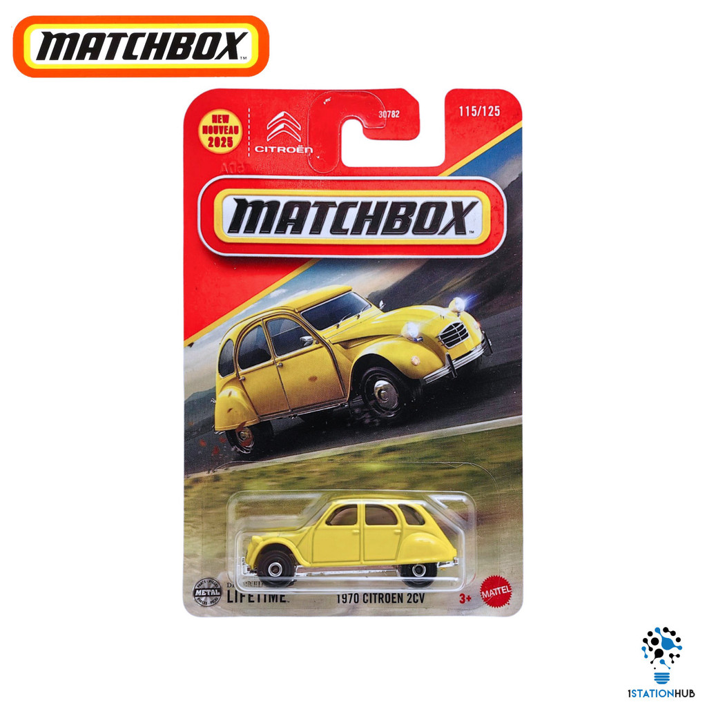 Matchbox 1970 Citroen 2CV Car | Mattel Cars Collector Kids Toys Vehicle ...