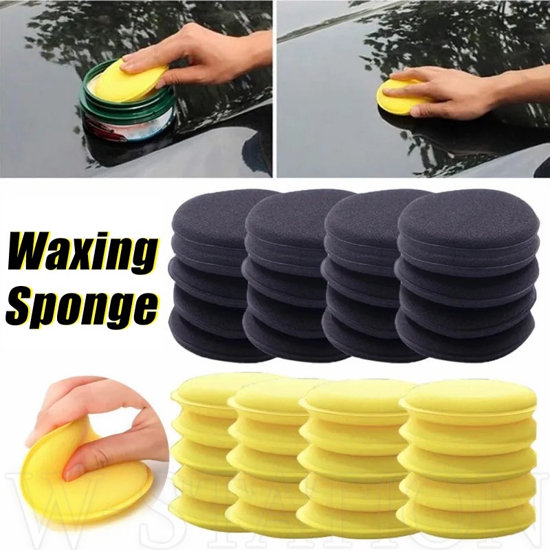 10cm Car Round Polish Waxing Foam Pad / Thickened Detail Polishing ...