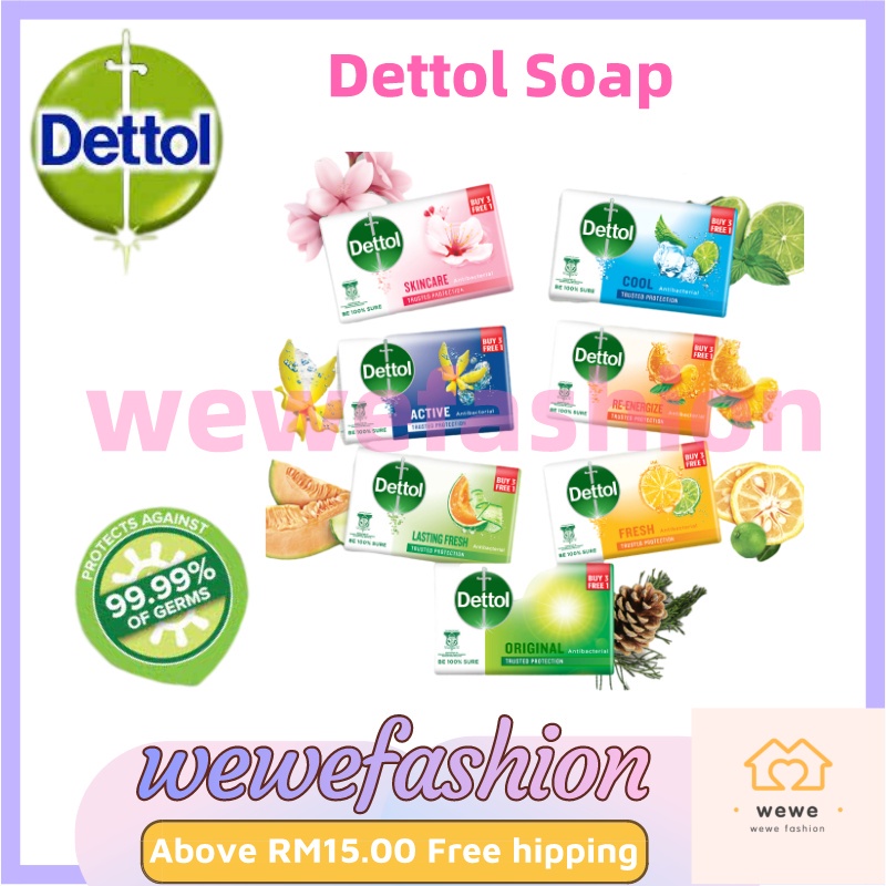 READY STOCK!!!Dettol Original Antibacterial Active Germ Protection Bar ...