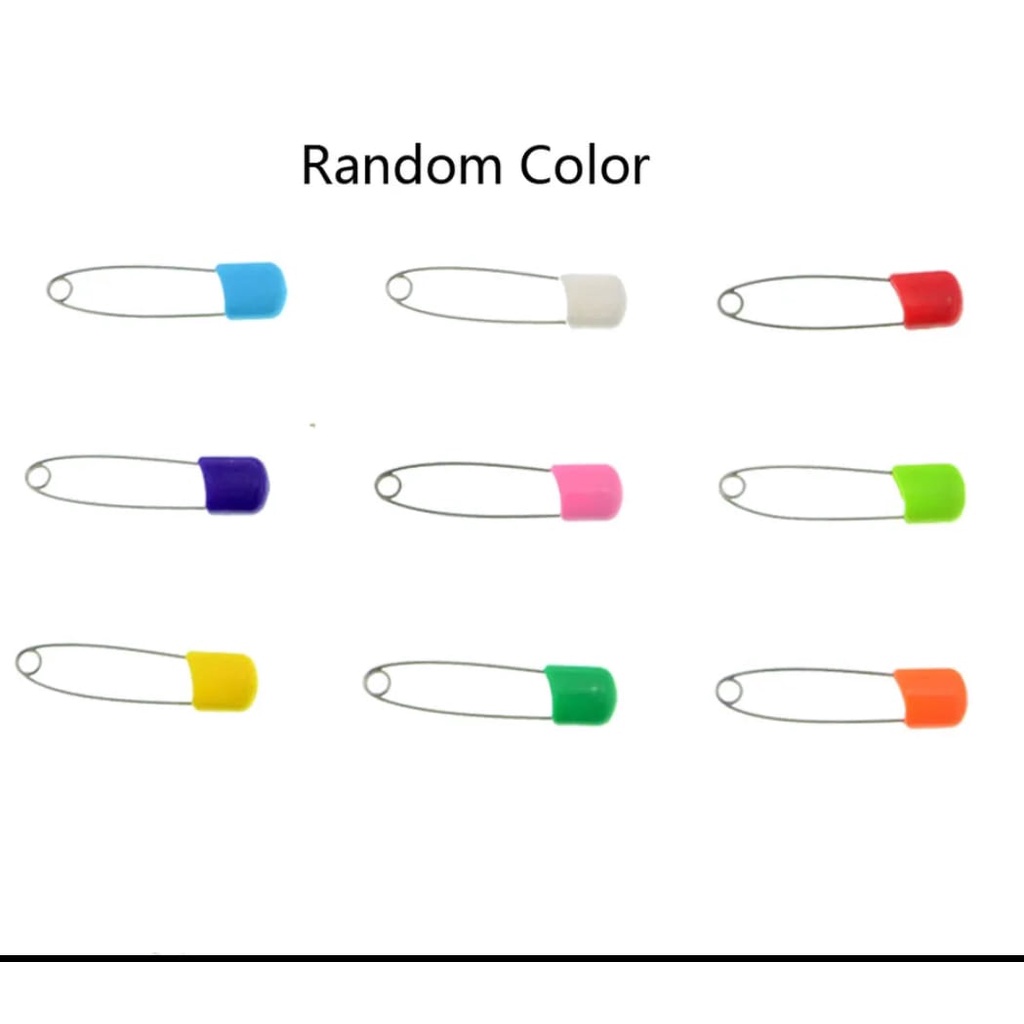 Diaper Pins Diaper Nappy Pins Safety Hold Clip Locking Cloth Head Cloth ...