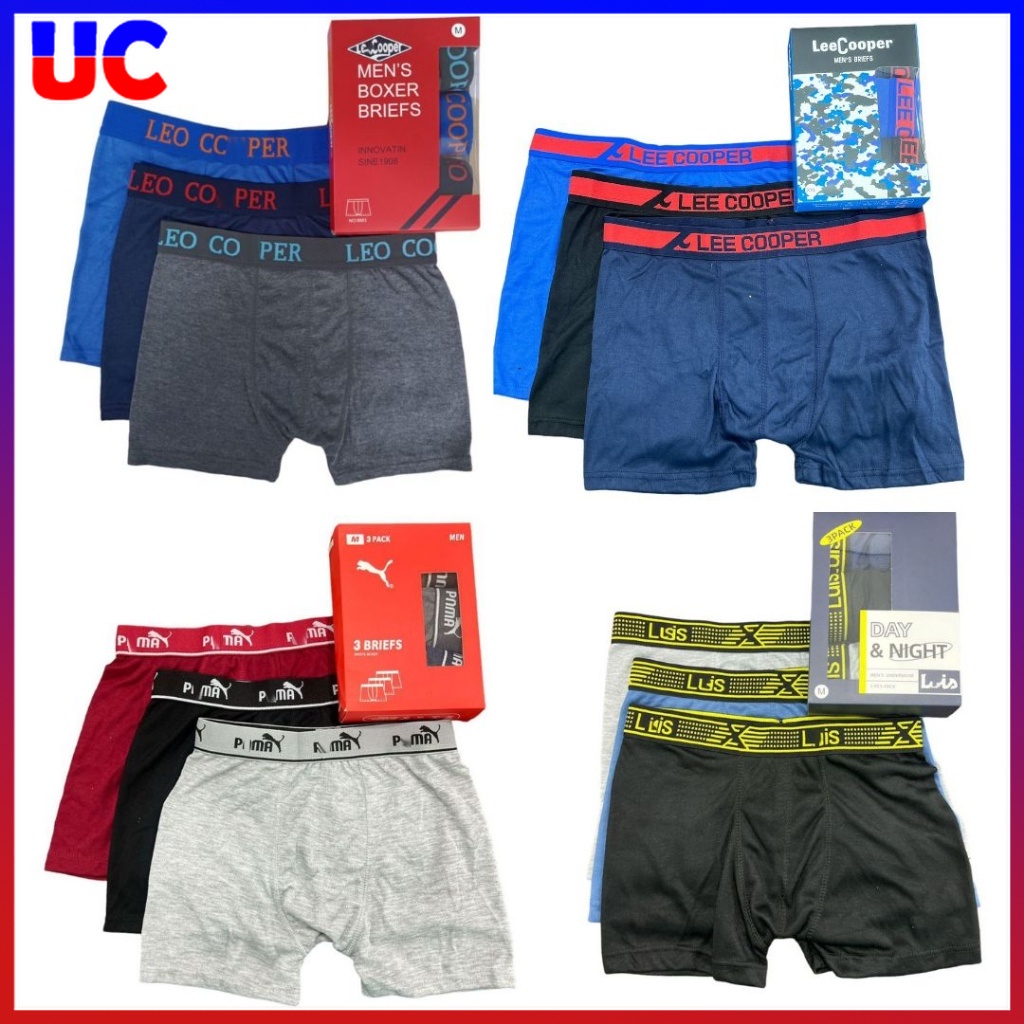 UC_MEN BOXER SPENDER BOX SELUAR DALAM LELAKI 3 IN 1 MURAH | Shopee Malaysia