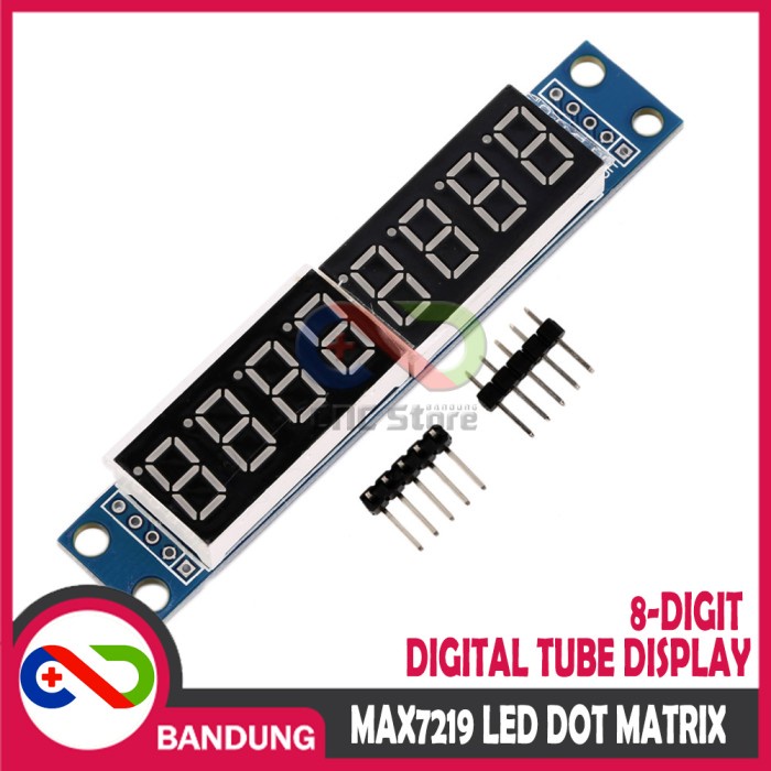 Max7219 LED DOT MATRIX 8-DIGIT DIGITAL TUBE DISPLAY CONTROL MODULE FOR ...